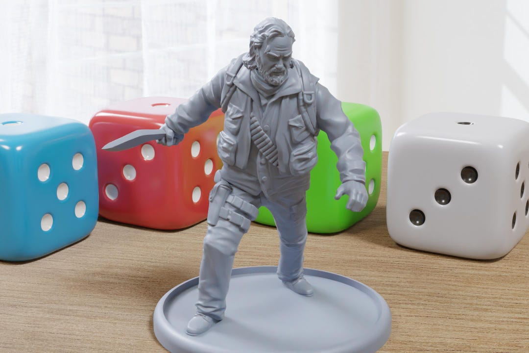 Ben Survivor - 3D Printed Minifigure for Zombie Post Apocalyptic ...