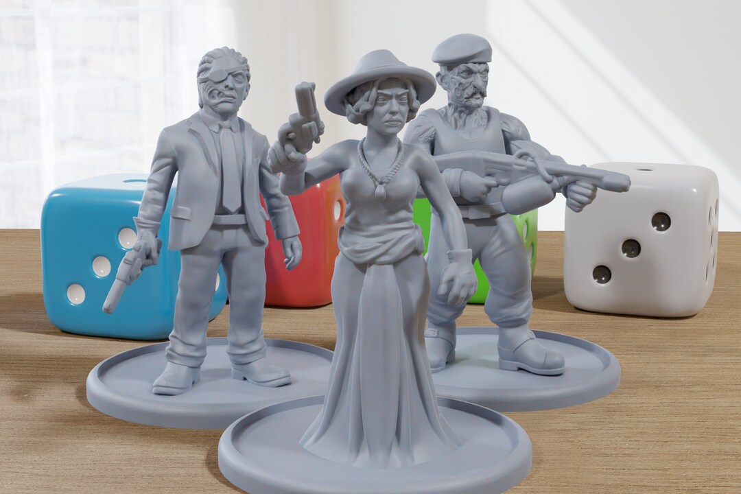 Cult Classic Gangsters - 3D Printed Minifigures for Zombie Post ...