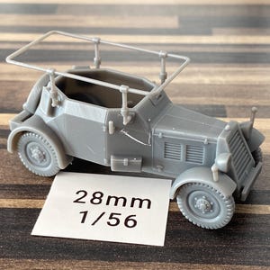Kfz. 14 German WW2 Communications Vehicle - 3D Resin Printed 28mm ...