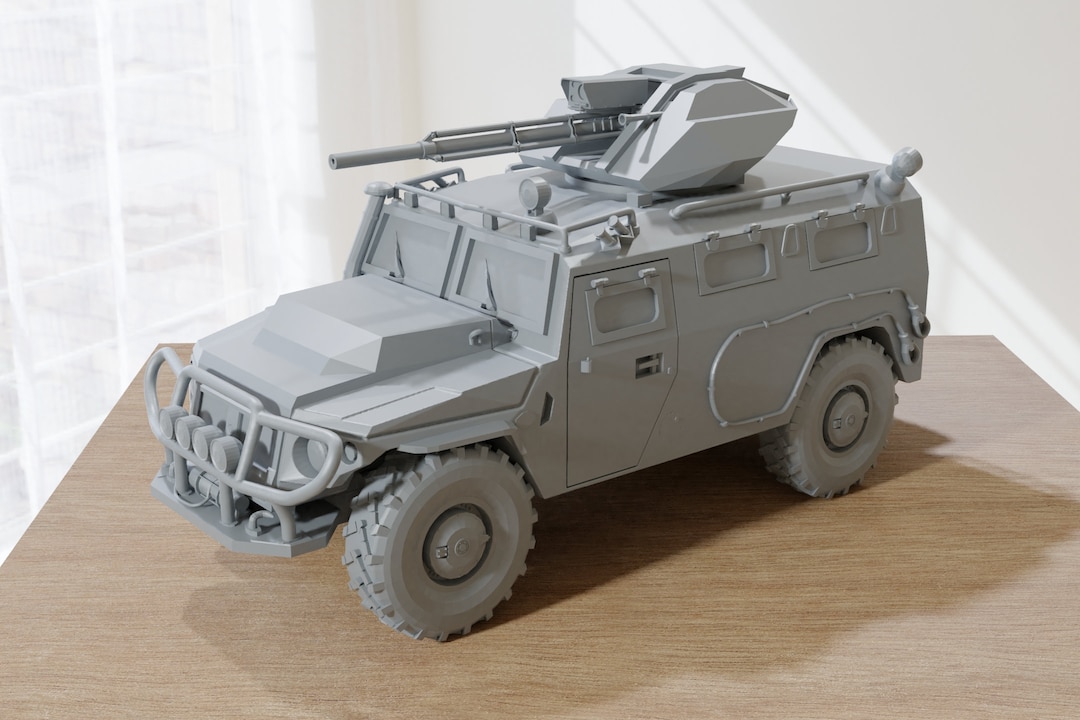 GAZ-2975 Tigr 30mm Turret Livery Modern Wargaming Miniatures for ...