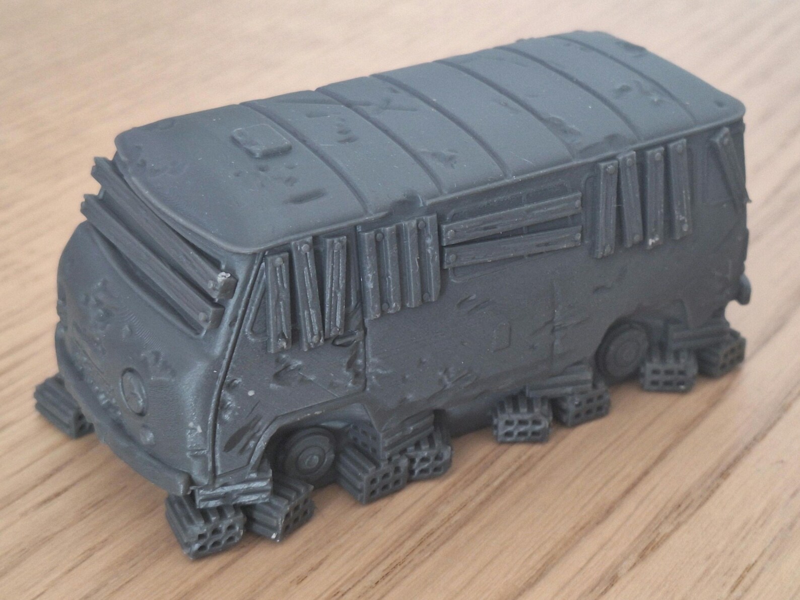 Wrecked Soviet Van - 3D Printed Vehicle for Miniature Tabletop Wargames ...