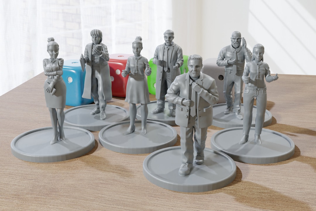 Office Civilians - 3D Printed Mini's - Modern Wargaming 28mm / 32mm ...