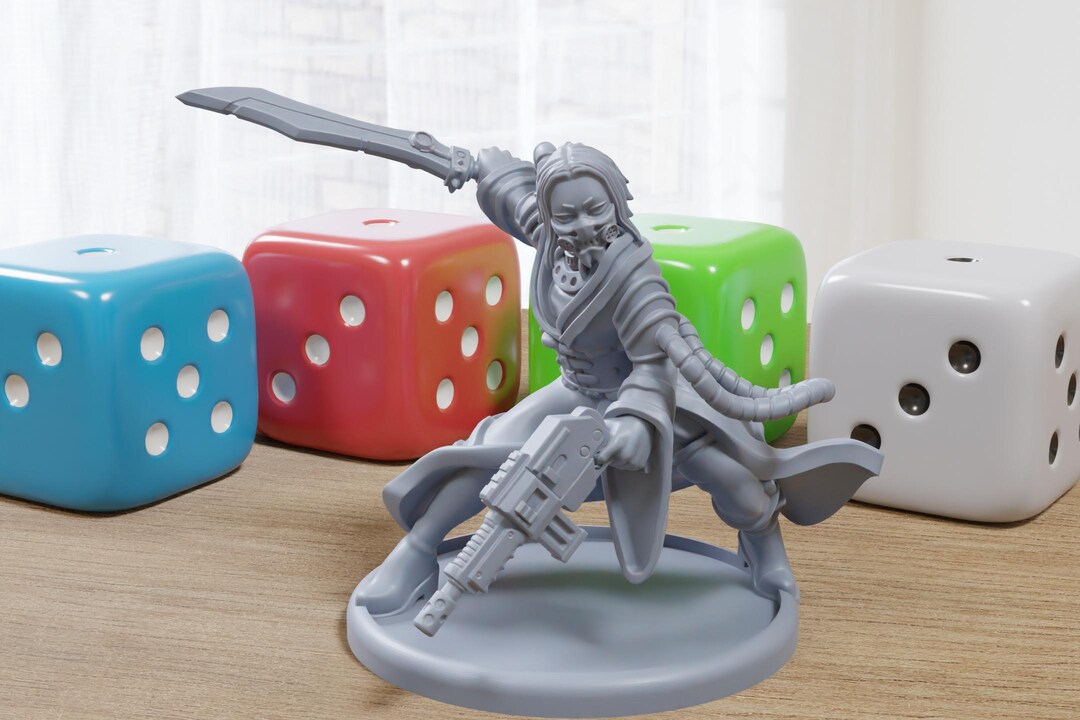 Sakura House Aki - 3D Printed Proxy Minifigure for Sci-fi Miniature ...