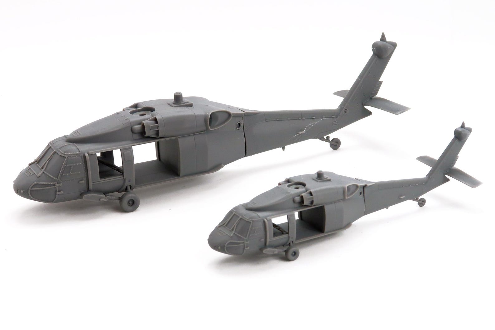 UH-60A Black Hawk Helicopter - 3D Printed Miniature for Tabletop ...