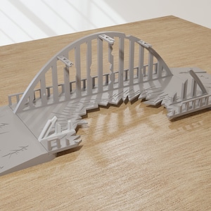 Steel Arch Bridge - Tabletop Wargaming WW2 Terrain Miniature | 15mm ...