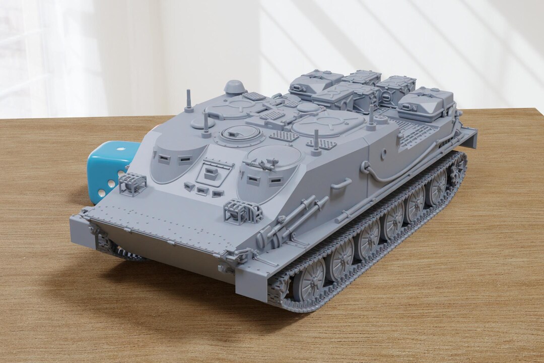 BTR-50PU Soviet APC - 3D Printed Miniature Tabletop Wargaming Combat ...
