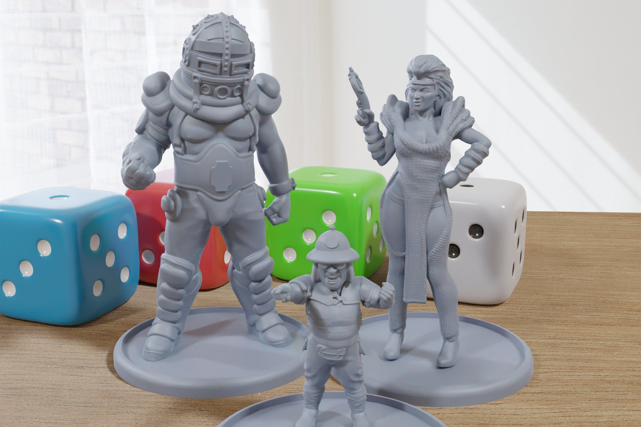 Auntie and the Thunderdome Gang - 3D Printed Minifigures for Post ...