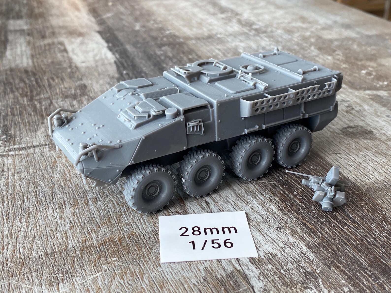 M1126 Stryker CROWS IPV - 3D Printed - 28mm Scale - Miniature Wargaming ...