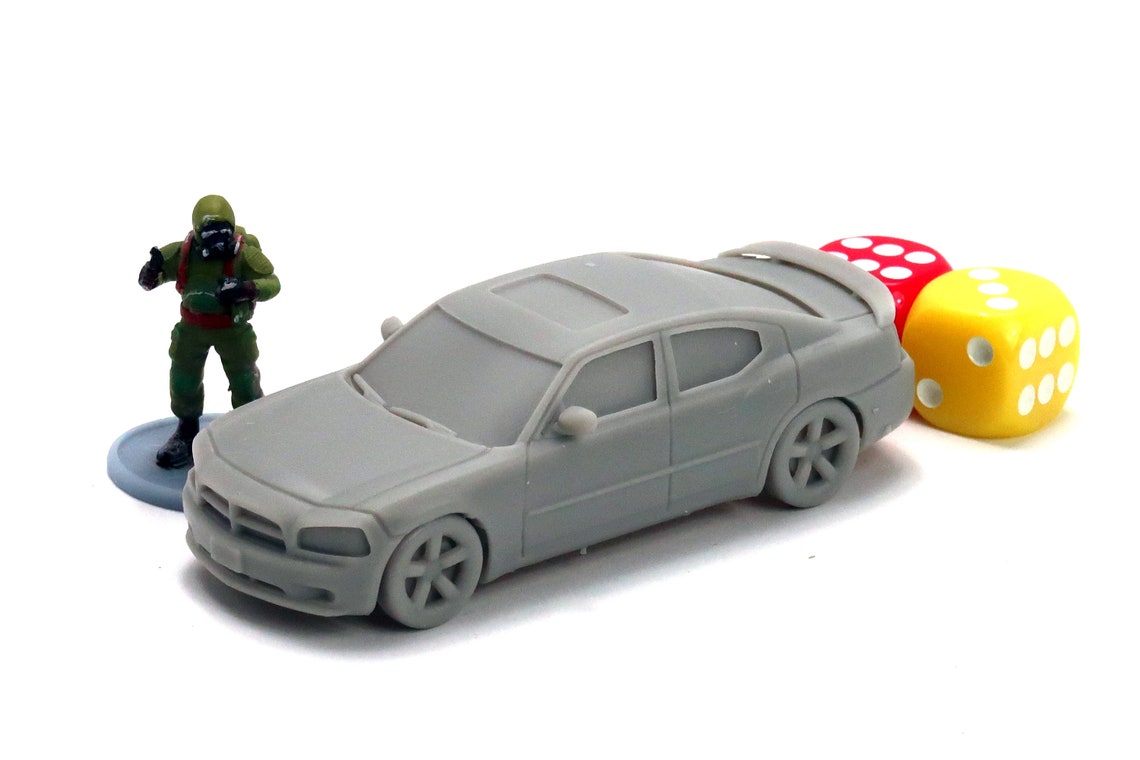Modern Sedan - 3D Printed Vehicle for Miniature Tabletop Wargames TTRPG ...