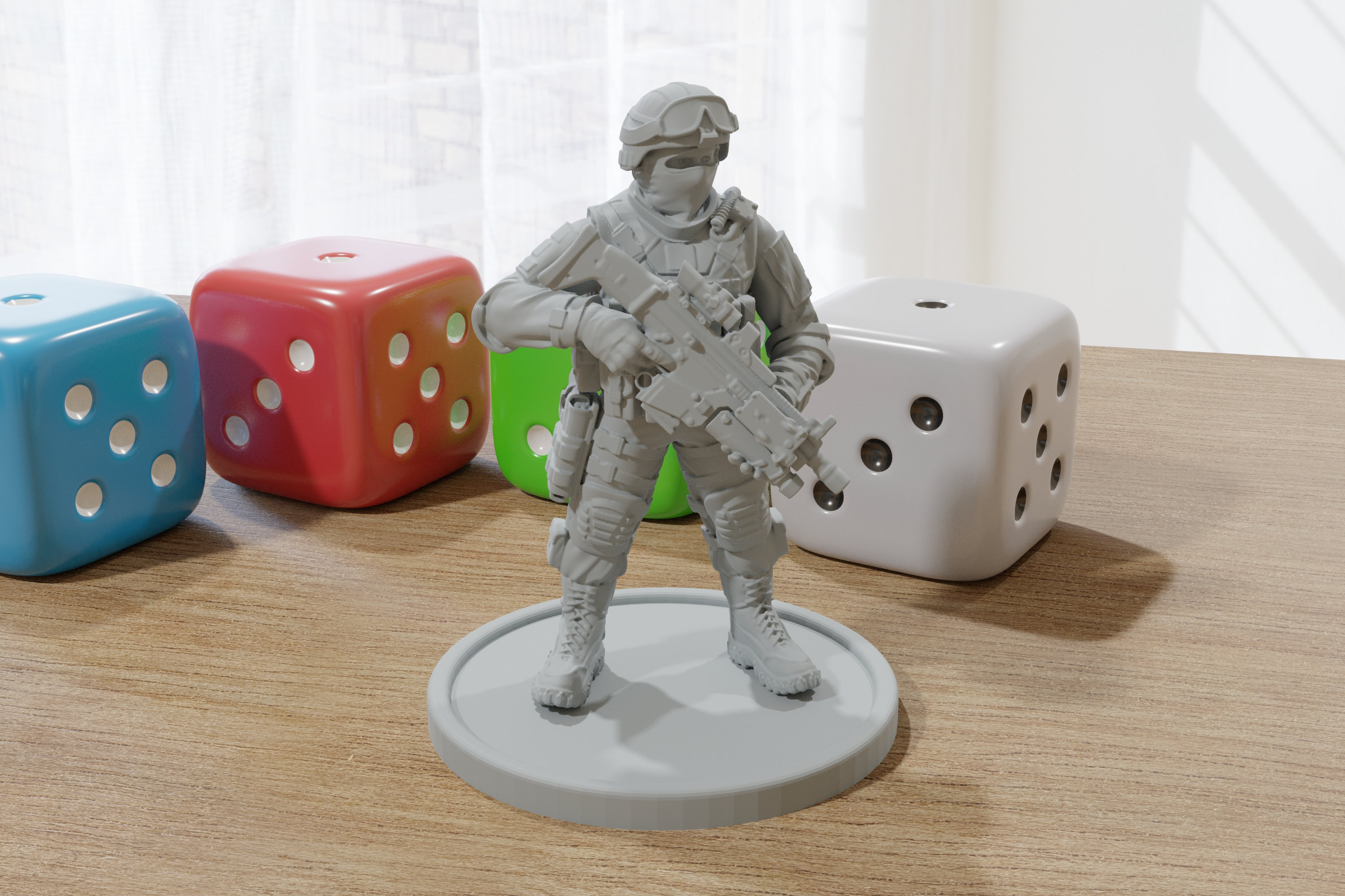 Rifle Squad - Modern Wargaming Miniatures for Tabletop RPG - 20mm ...