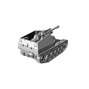 Sd.kfz. 124 Wespe WW2 German Light Field Howitzer 3D Resin Printed 28mm ...