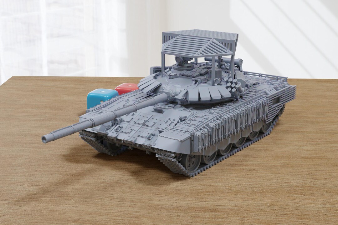T-72B3 Obr 2016 Bag Armor Hull Soviet Main Battle Tank - 3D Printed ...