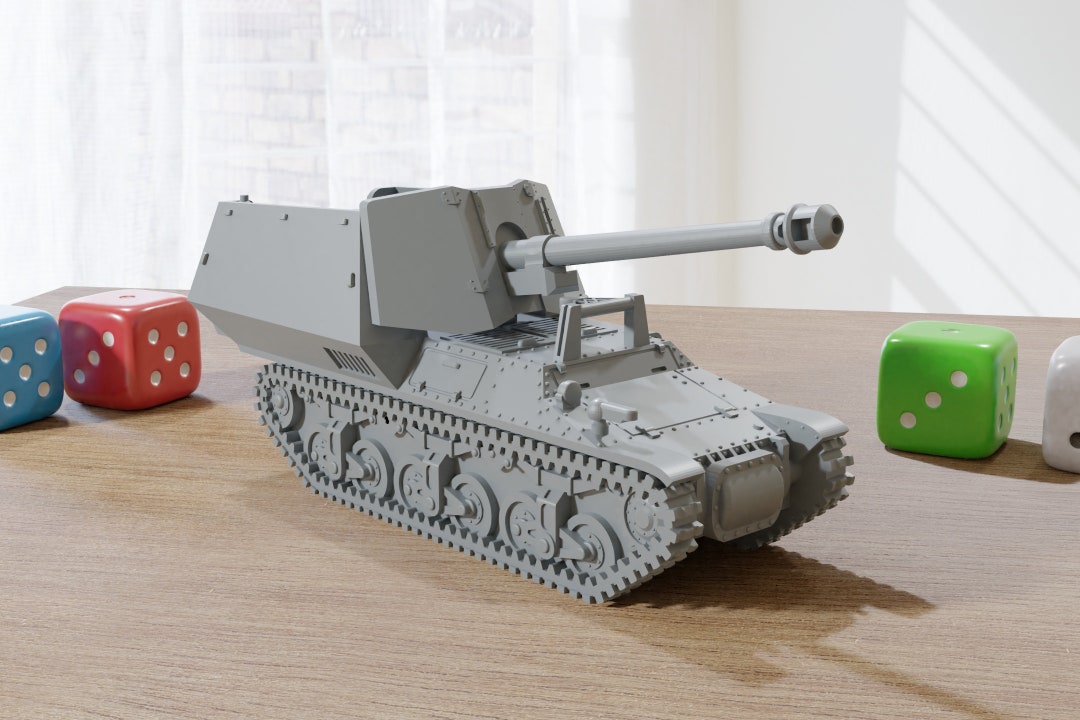 Marder I - WW2 German Tank - 3D Resin Printed 28mm / 20mm / 15mm ...