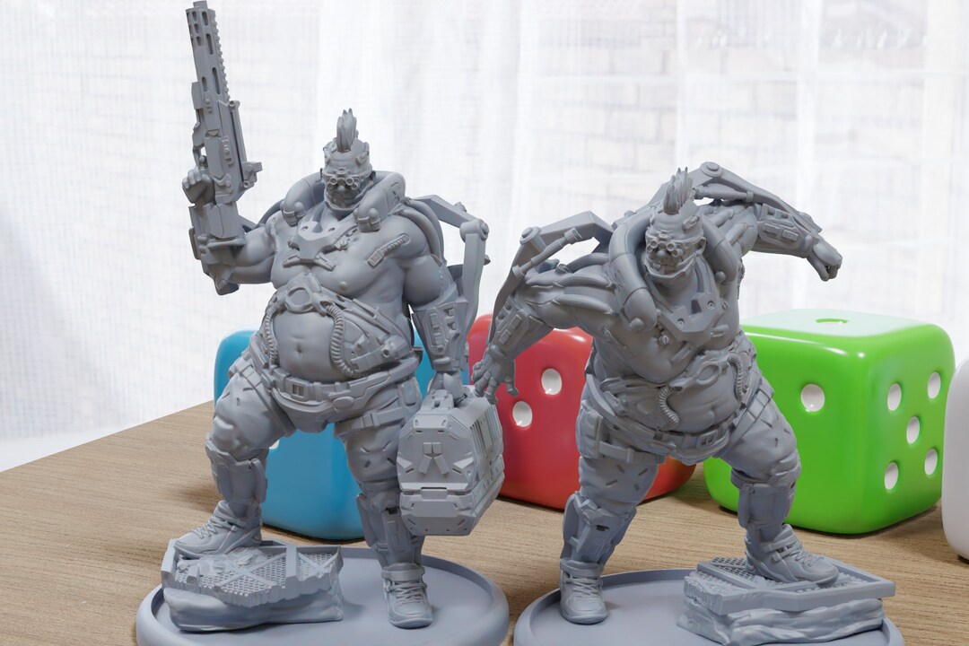 Savvy - 3D Printed Mini - Cyberpunk / Sci-fi - Tabletop Miniature ...