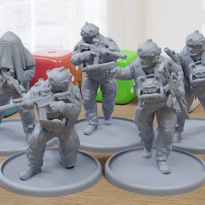 Frogman V2 - 3D Printed Minifigures for Modern Tabletop Wargaming 28mm ...