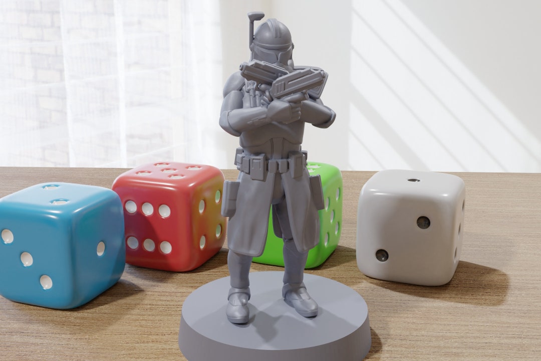 ARC Trooper CT-7567 Rex - Star Wars Legion 35mm Proxy Miniature for ...