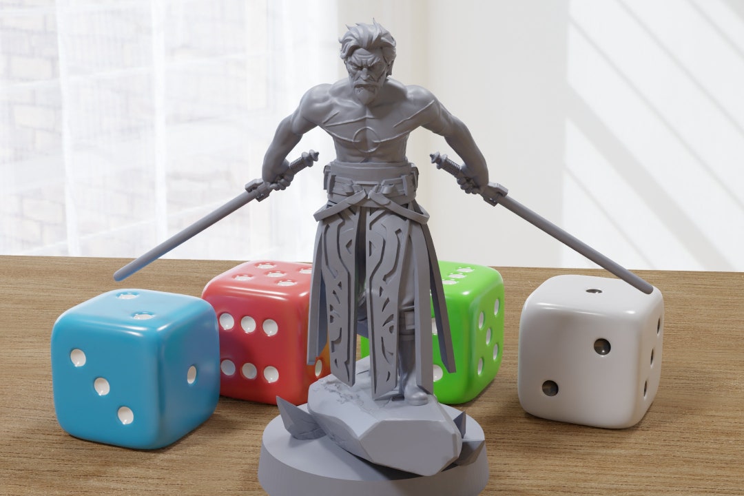 Jedi Master Taron - Star Wars Legion 35mm Proxy Miniature for Tabletop ...
