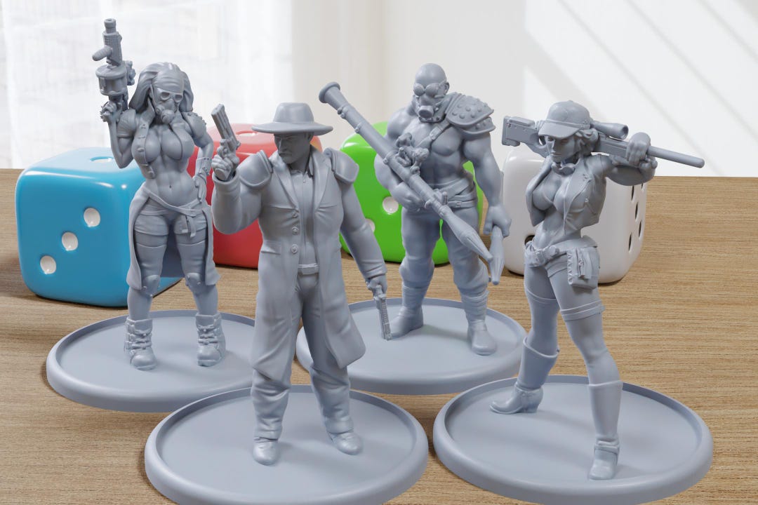 Wastelanders – Post-apocalyptic 3D Printed Miniature Wargames ...