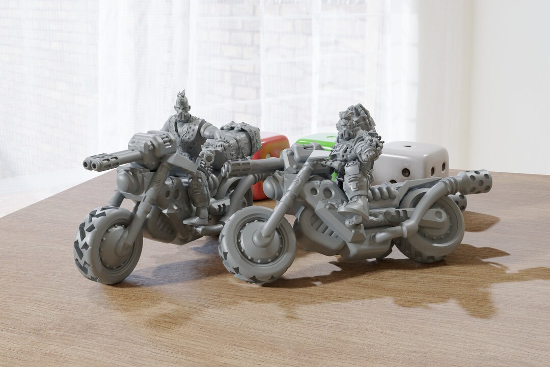 Wasteland Bikers Alpha Duo - 28mm / 32mm - Post Apocalyptic - Ideal ...