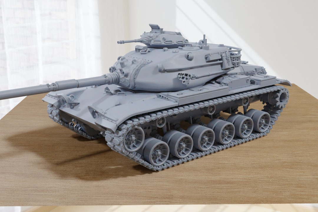 M60 A3 Main Battle Tank - 3D Resin Printed 28mm / 20mm / 15mm Miniature ...