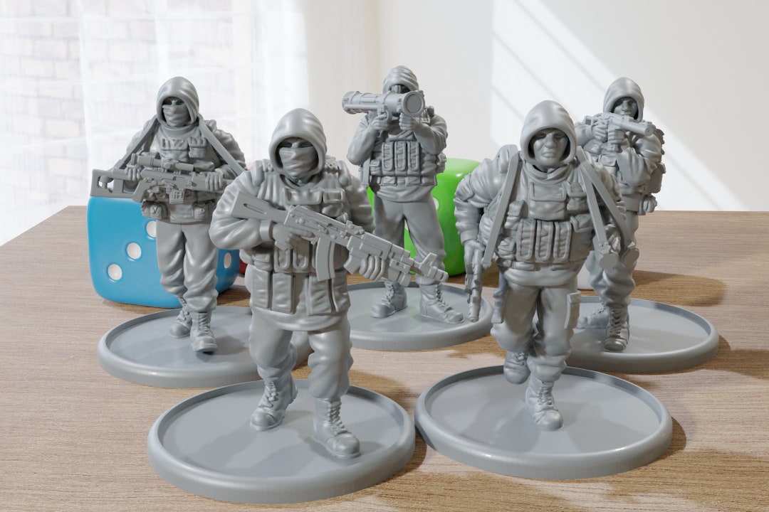 VDV Russian Airborne Troops - 3D Printed Minis - Modern Tabletop ...