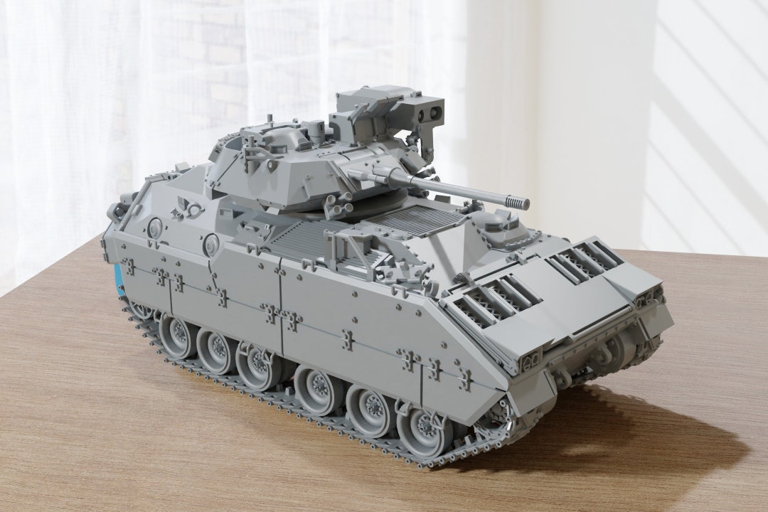 M3 Bradley US Army Infantry Fighting Vehicle - 3D Resin Printed 28mm ...
