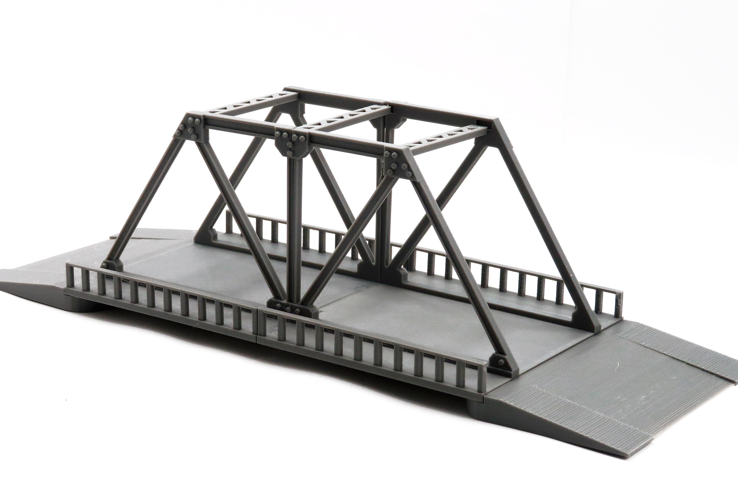 Pratt Truss Bridge - 3D Printed Miniature Wargaming Terrain 28mm / 20mm ...