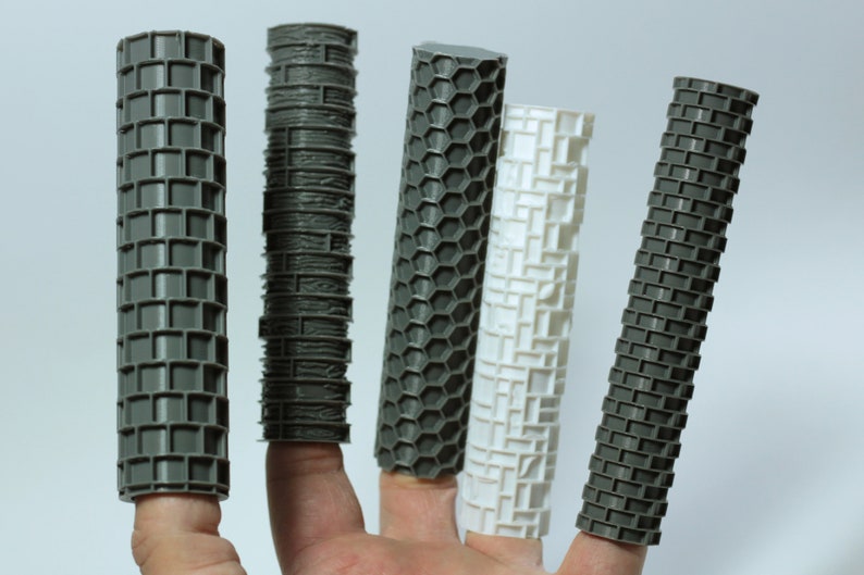 Texture Roller Pin for Styrodur,xps-foam and Clay | 28mm ,32mm Terrain ...