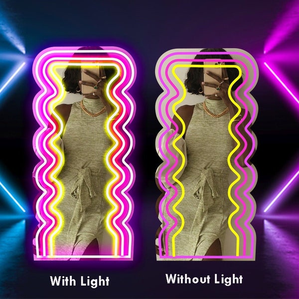 Neon Mirror - Etsy