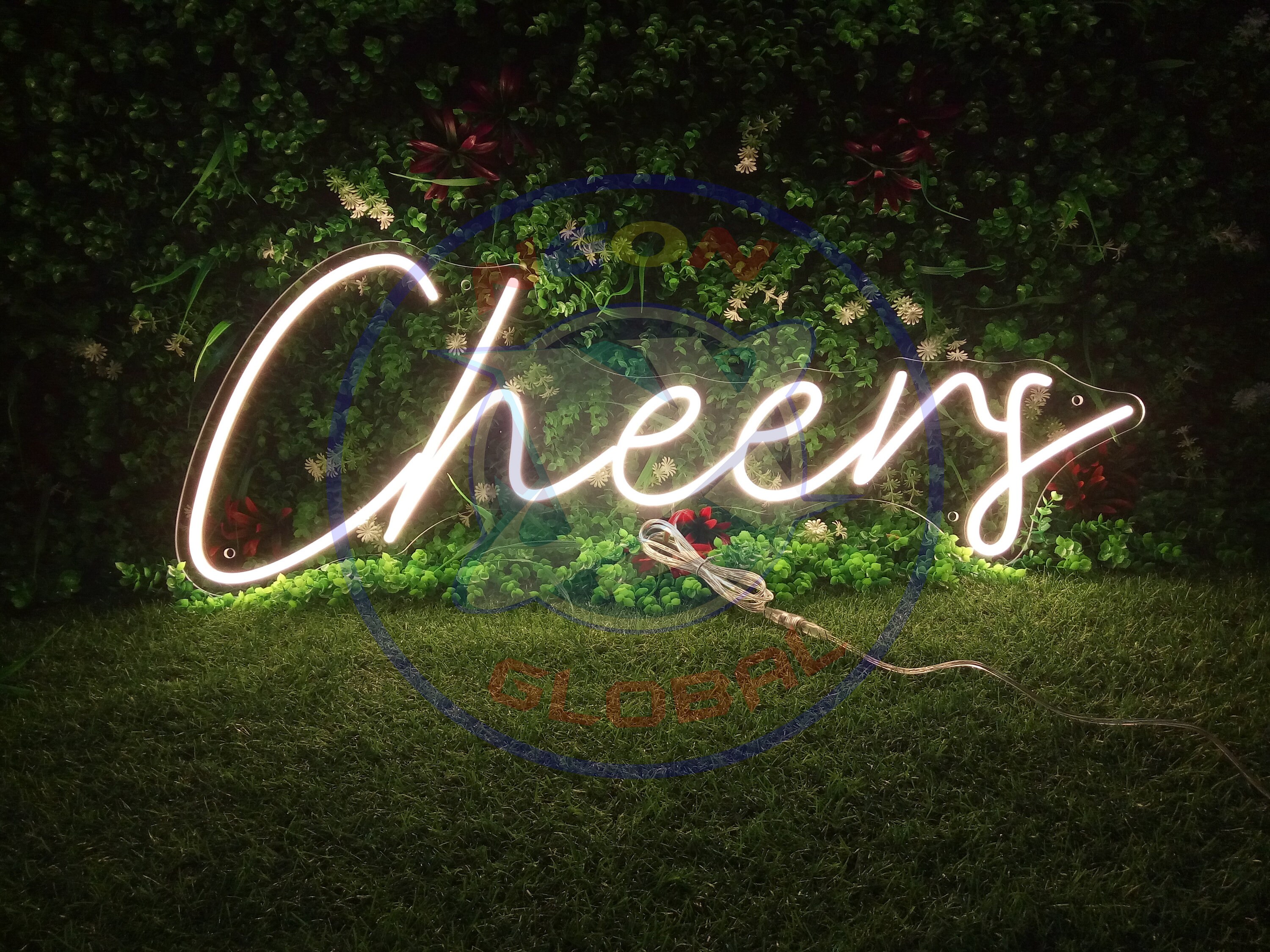 Custom Neon Sign Cheers Neon Sign Wedding Neon Sign Bedroom - Etsy
