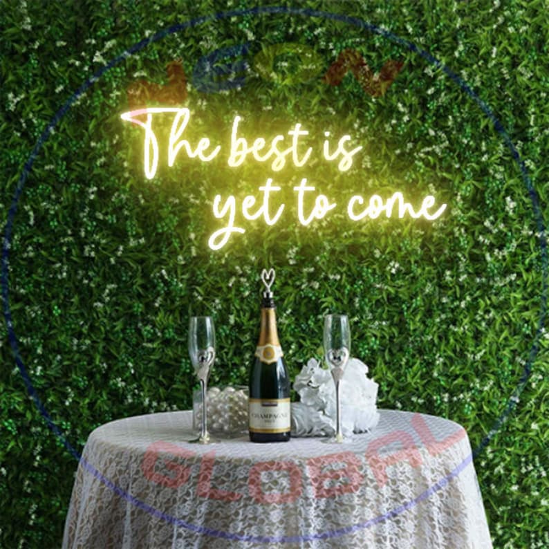 Neon Sign the Best is yet to Come /logo Neon Light Sign/ - Etsy Hong Kong