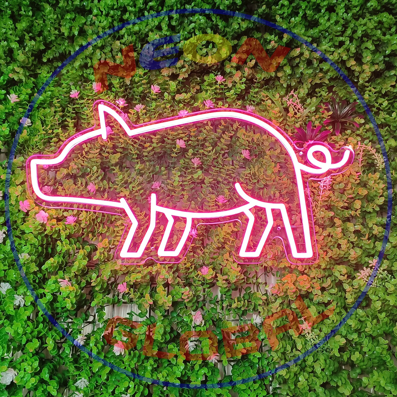 Pig Neon Sign Wedding Neon Sign Party Neon Bedroom Custom - Etsy