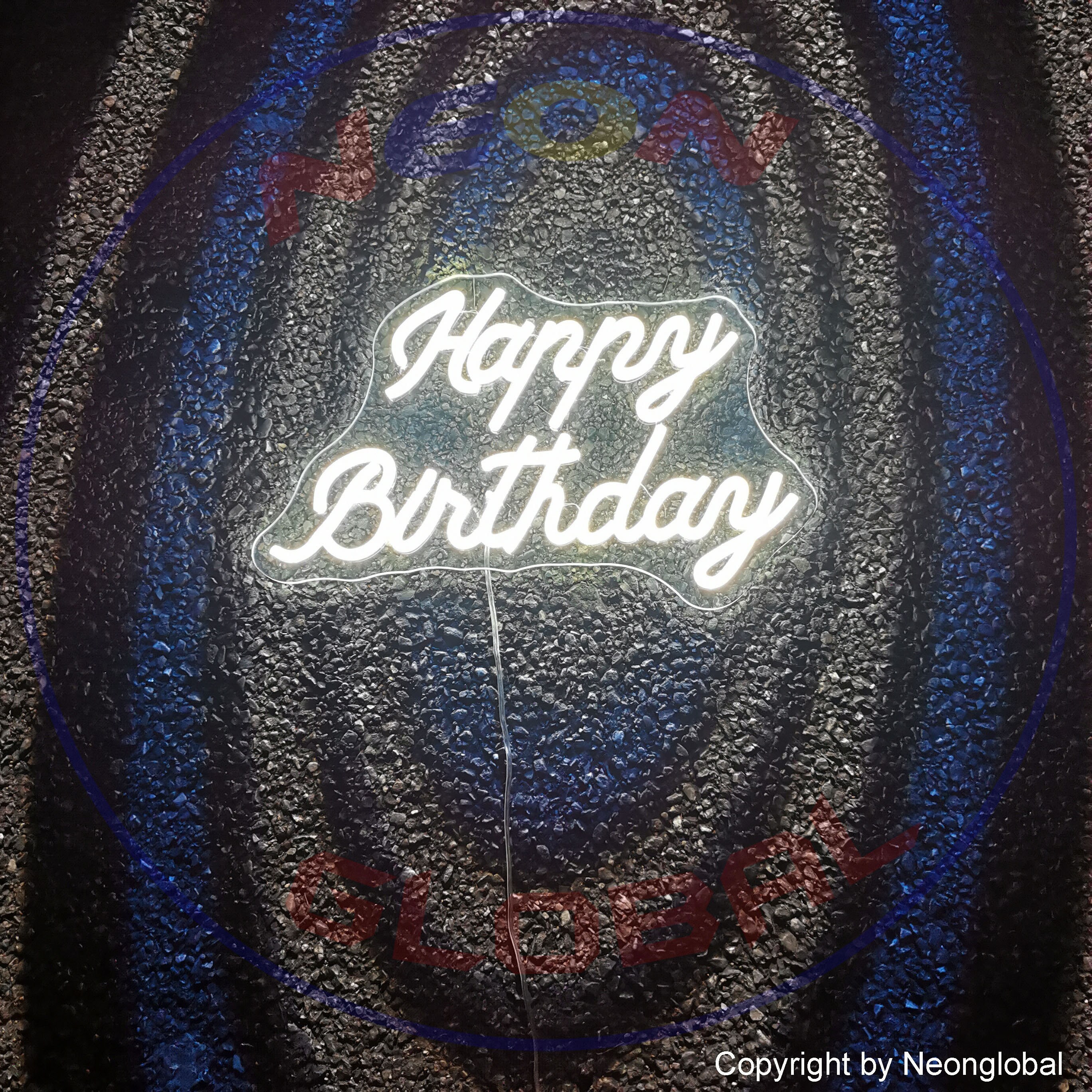 Happy Birthday Personalize Flex LED Neon Signs Light for - Etsy