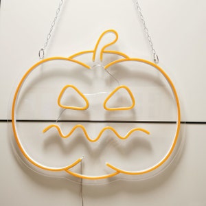 Custom Neon Sign Light | Pumpkin Halloween | Custom Neon Sign | Acrylic ...
