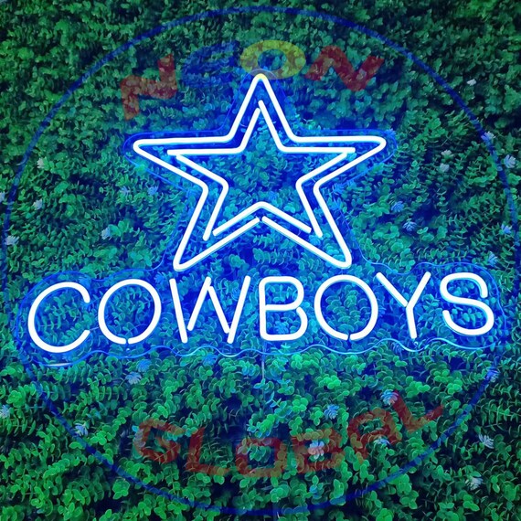 Cowboys Neon Sign Party Neon Bedroom Custom Neon Light Led - Etsy