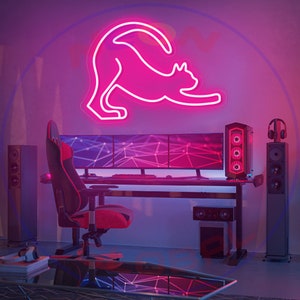 Cat Neon Sign, Wedding Neon Sign, Party Neon, Bedroom Custom Neon Light ...