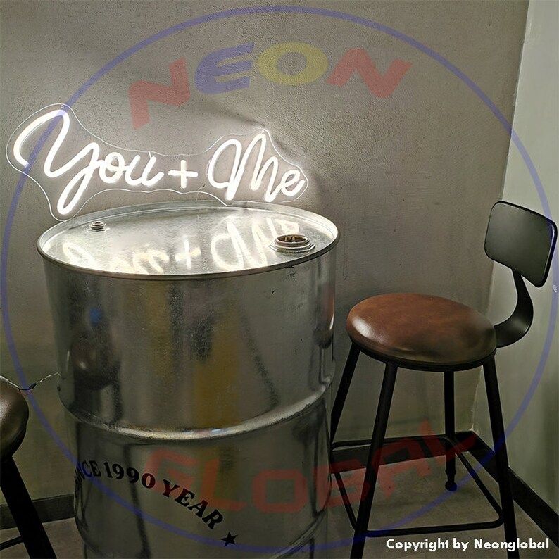 You Me Neon Sign Neon Sign Bedroom Led Neon Sign in Custom - Etsy