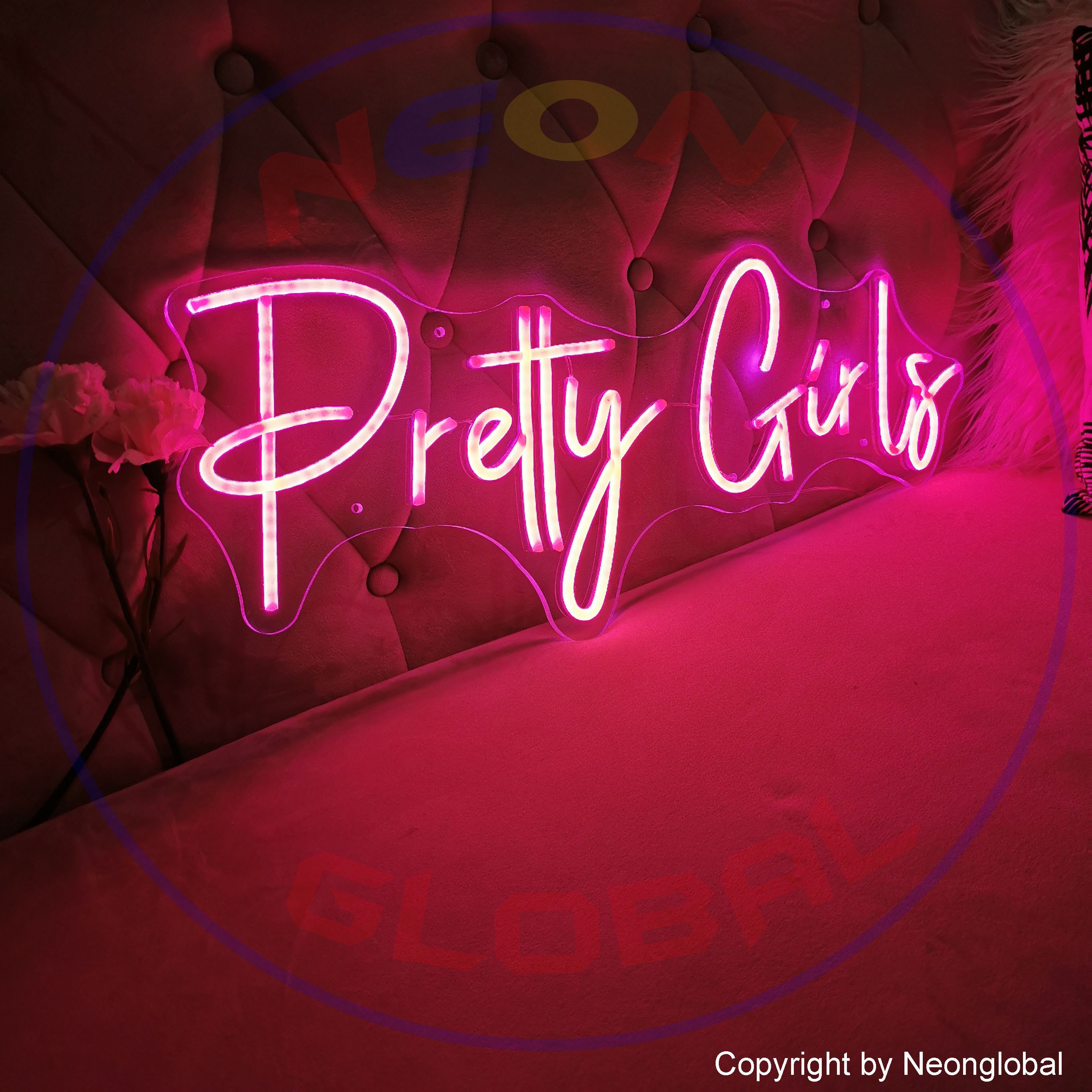 Pretty Girls Neon Signs Party Neon Bedroom Wall Decor | Etsy