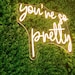 Custom Neon Sign: You're so Pretty, Wedding Decor - Etsy