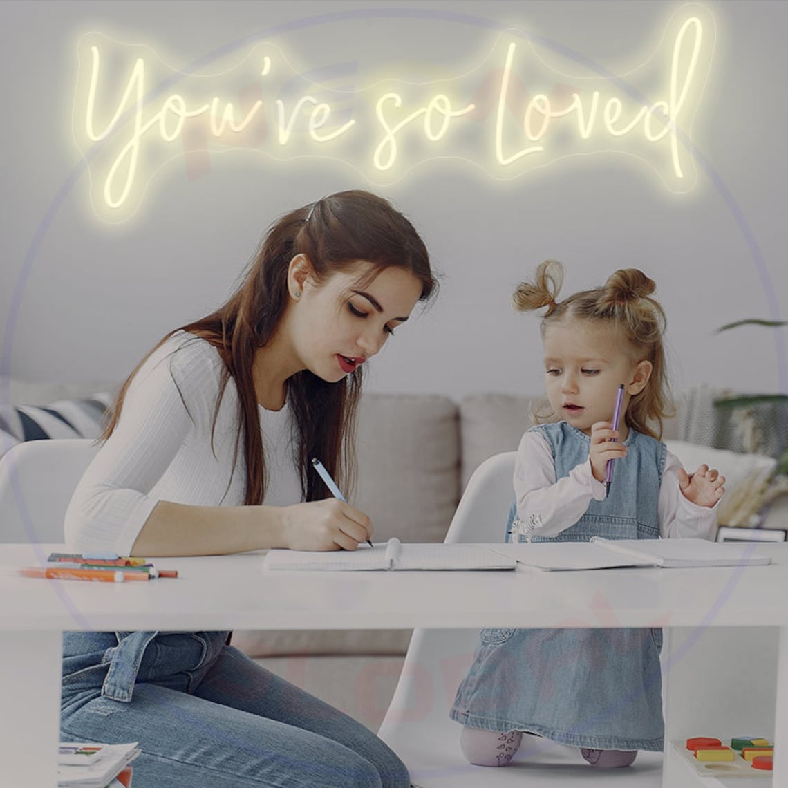 You're so Loved Neon Sign Bar Sign Party Neon Led Neon - Etsy