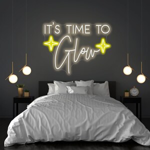 It's Time to Glow Neon Sign Gifts for Him/her Personalized Gifts Party ...