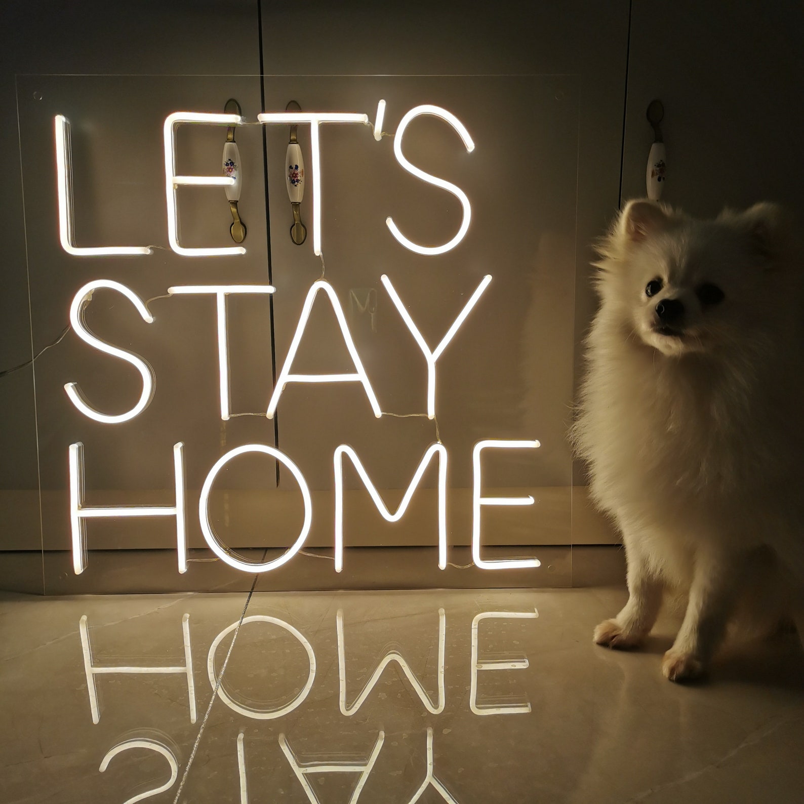 LETS STAY HOME Neon Sign Custom Neon for Bar Decor Sign Home - Etsy