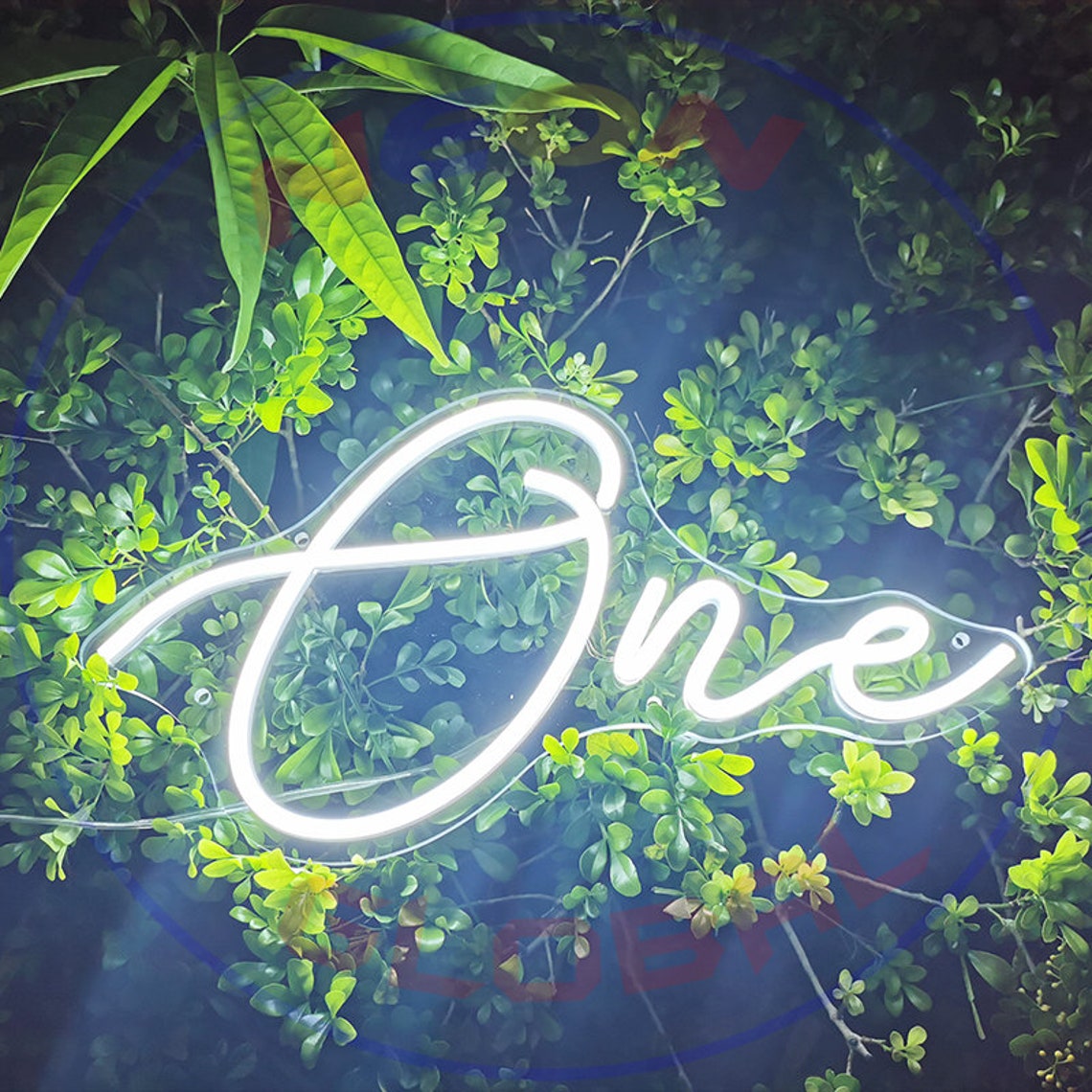 One Neon Sign Wedding Neon Sign Party Neon Bedroom Custom - Etsy