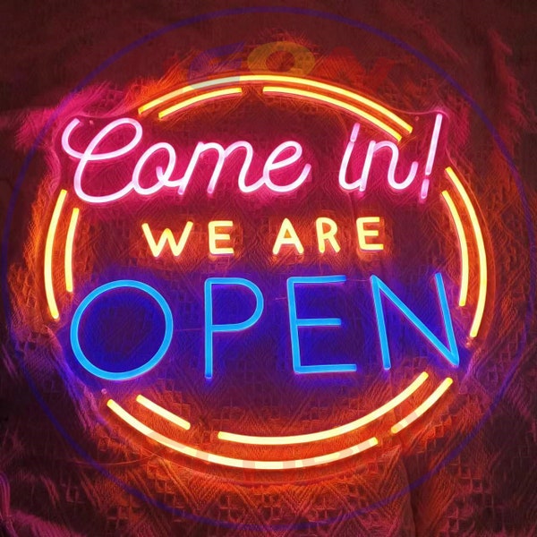 Lighted Open Sign - Etsy