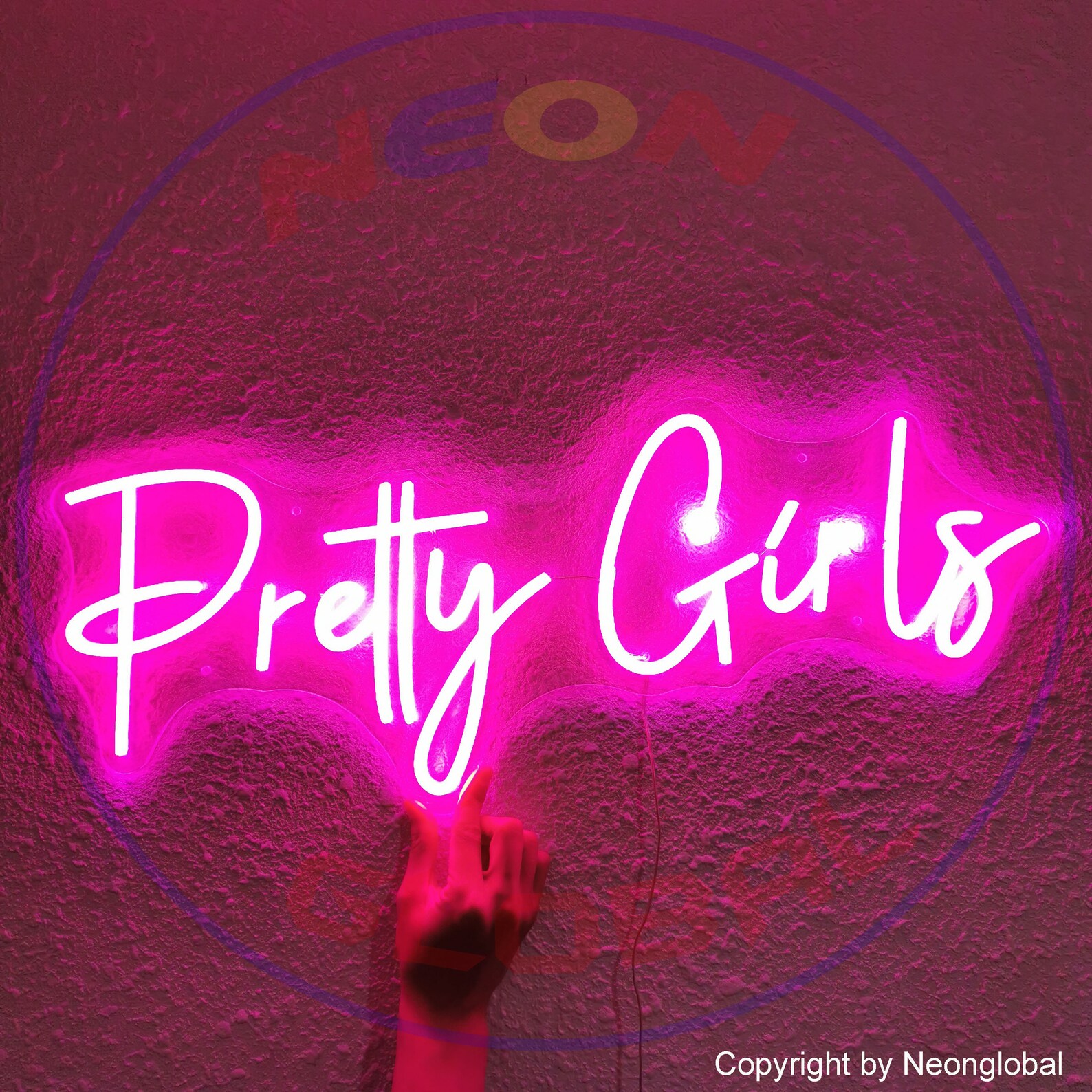Pretty Girls Neon Signs Party Neon Bedroom Wall Decor | Etsy