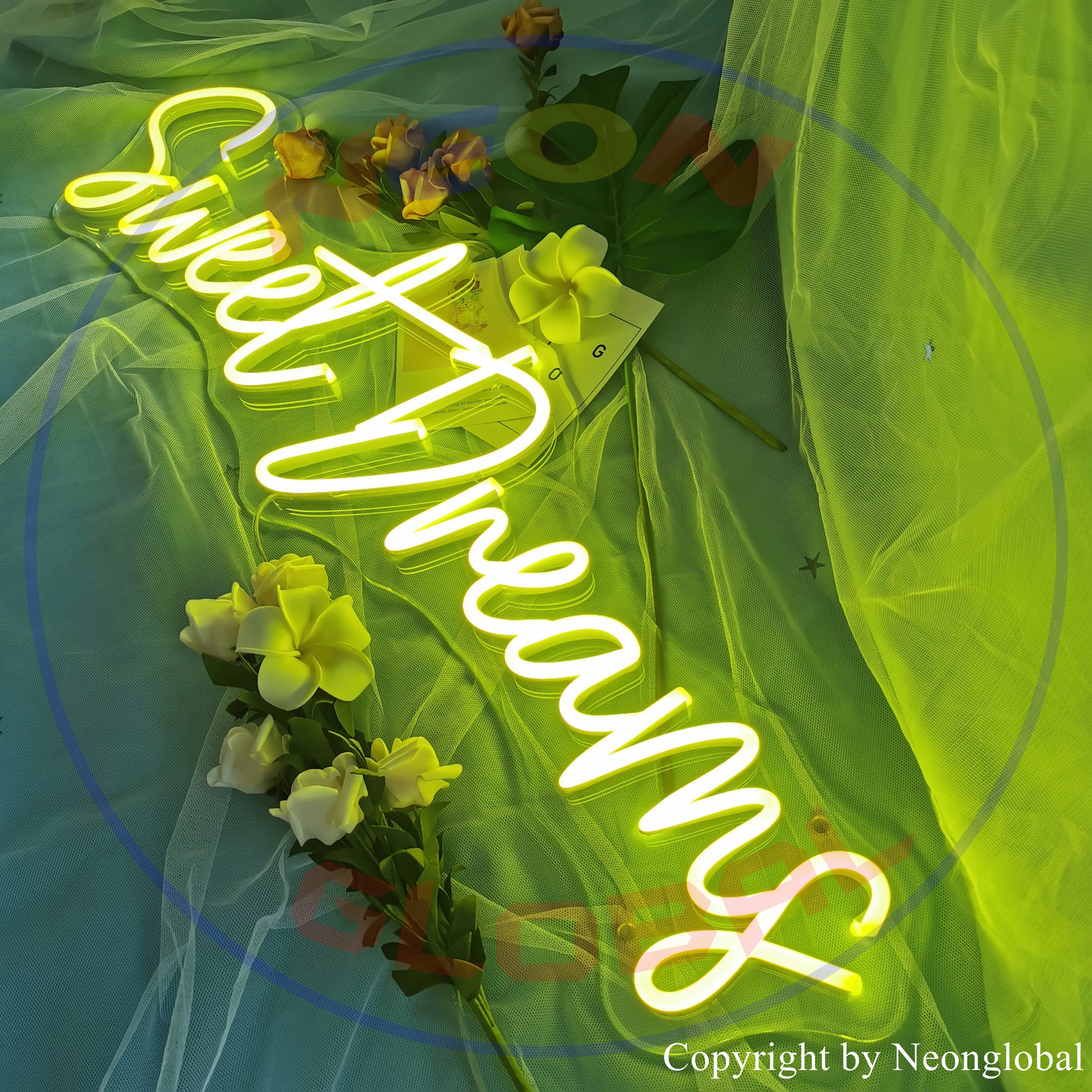 Sweet Dreams Custom Neon Sign LED Neon Sign Kids Bedroom Light | Etsy