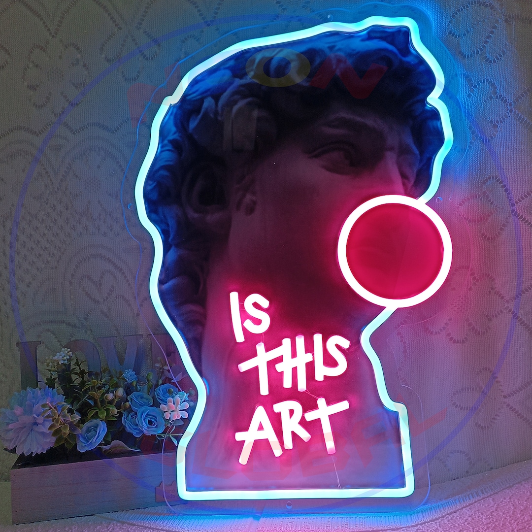 Is This Art Led Neon Sign / HD Printing Art Neon Light / Living Room ...