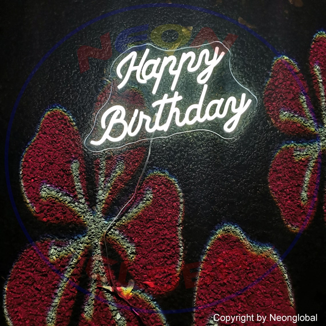 Happy Birthday Personalize Flex LED Neon Signs Light for - Etsy