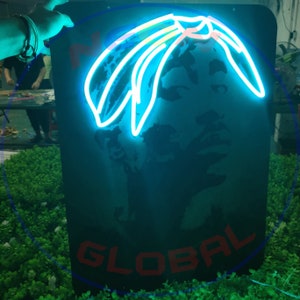 Creative Black Man Custom Neon Sign Art Decor Wall Hanging Led Neon ...