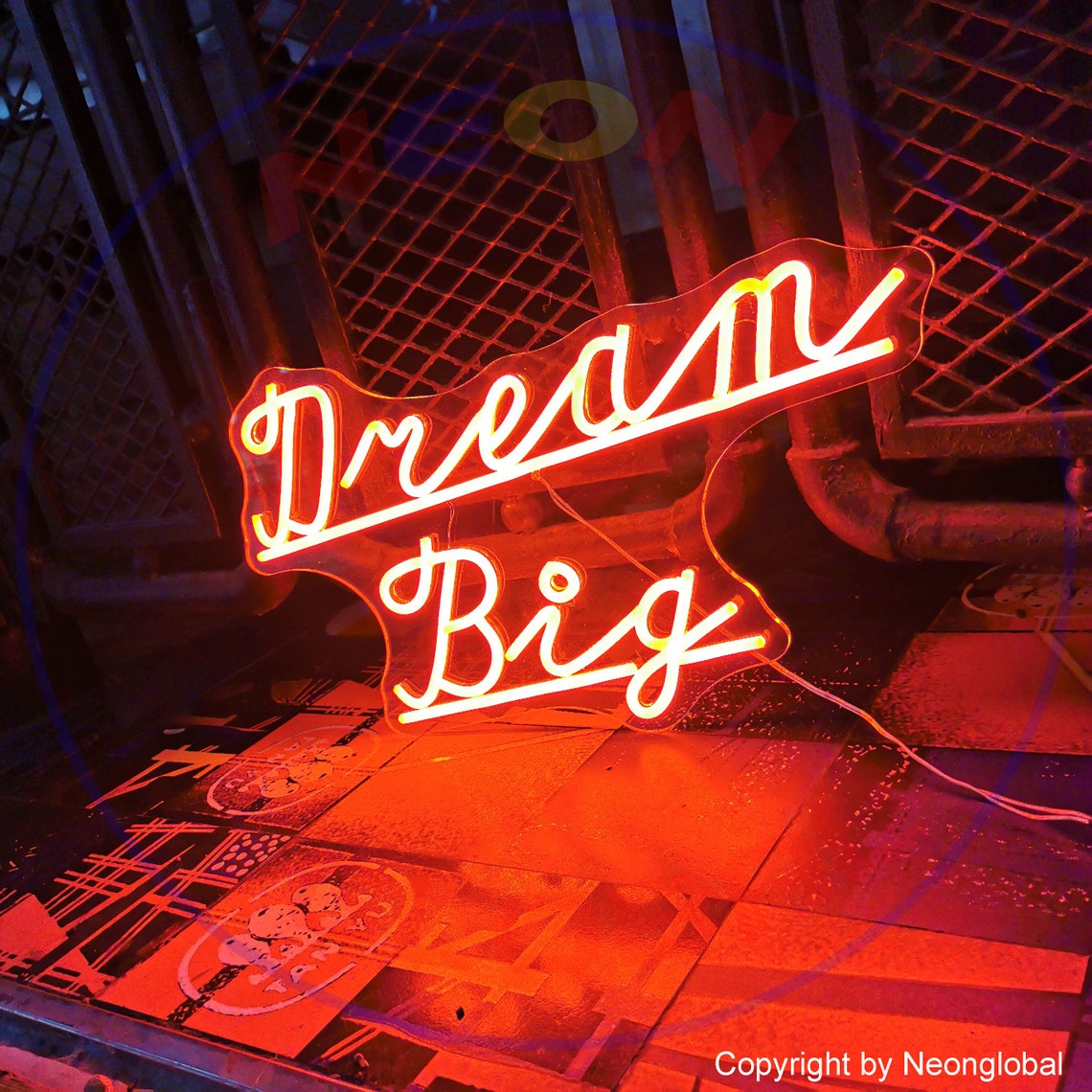 Dream Big Neon Sign Custom Name for Kid Room wall Decor - Etsy